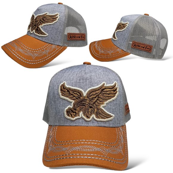 Accessories | Eagle Embroidered Patch Trucker Baseball Cap Wester Style ...